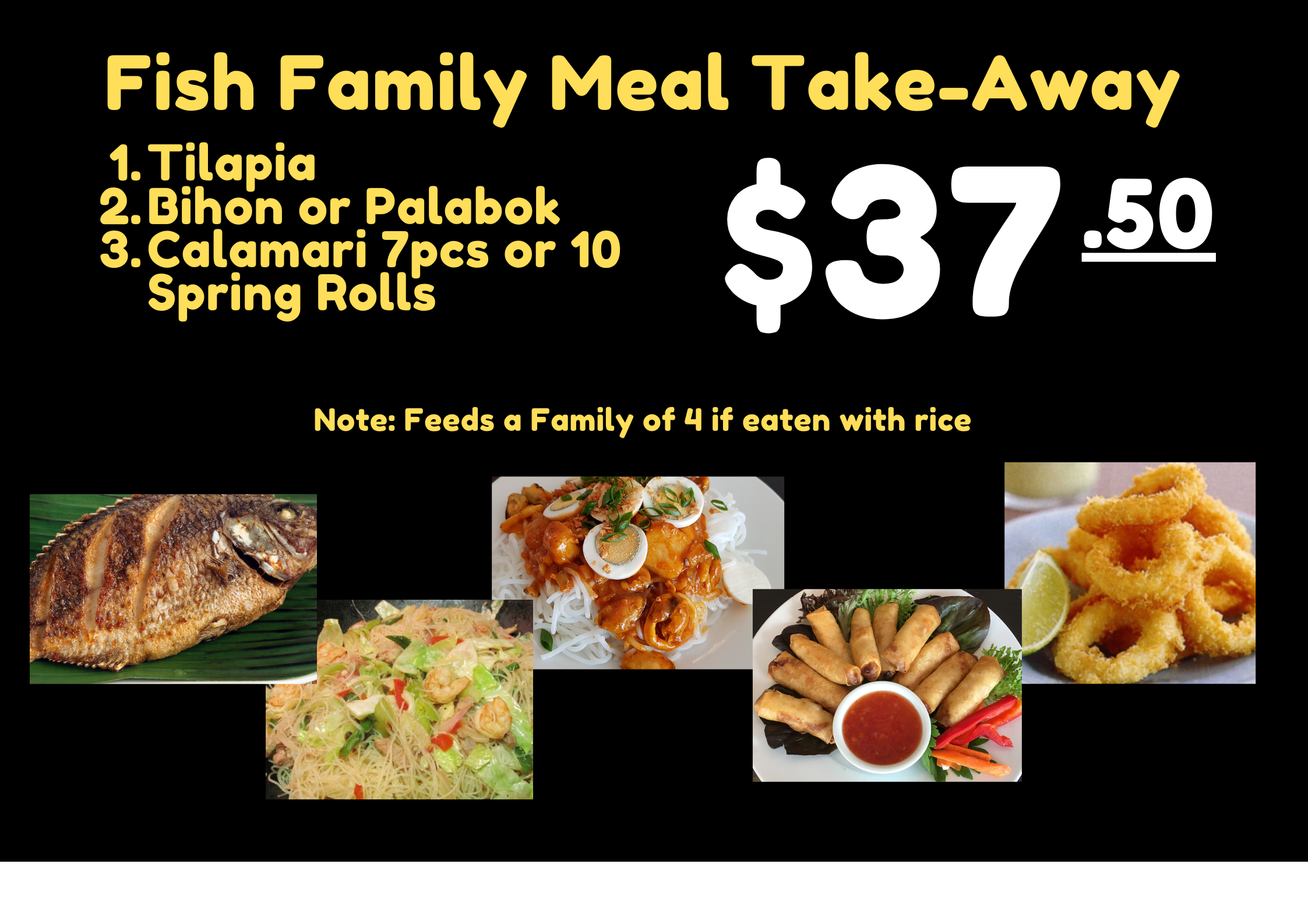 Fish Family Meal Deal | Pinoy Diner